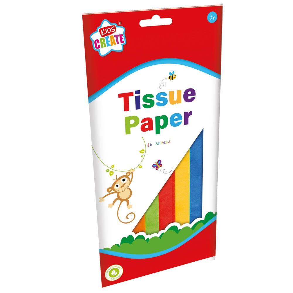 Pack of 16 Sheets Coloured Tissue Paper – Choice Wholesale