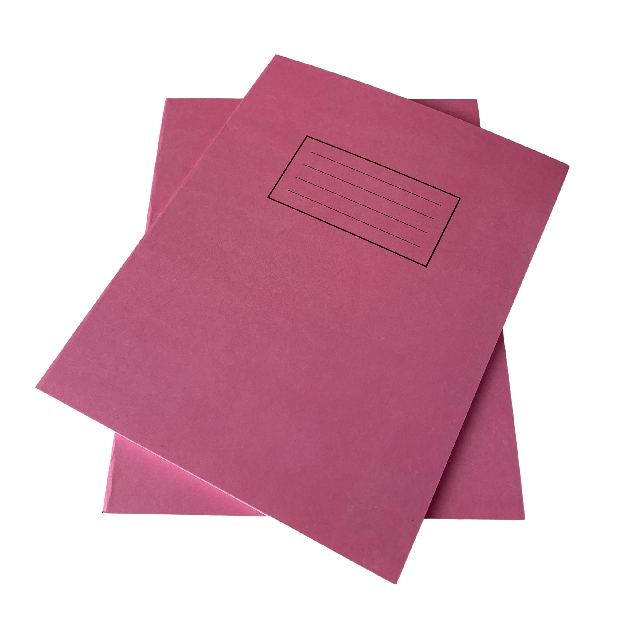 Pack of 50 Janrax 9x7" Pink 80 Pages Feint and Ruled Exercise Books ...