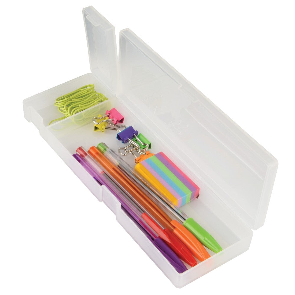 Tuff Pencil Box With Two Compartment Assorted Colours – Choice Wholesale