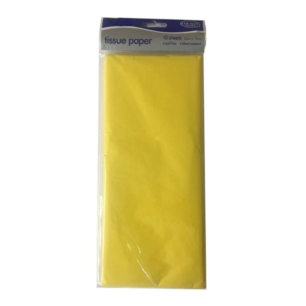 Acid Free Yellow Tissue Paper 10 Sheets– Choice Wholesale