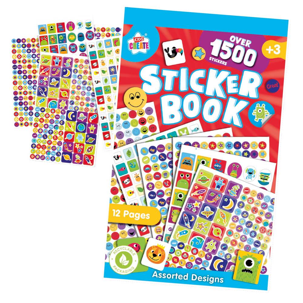 Over 1500 Stickers Book– Choice Wholesale