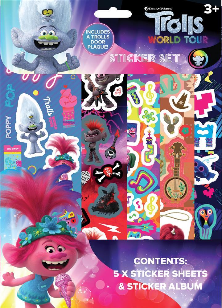 Trolls Movie Sticker Set – Choice Wholesale