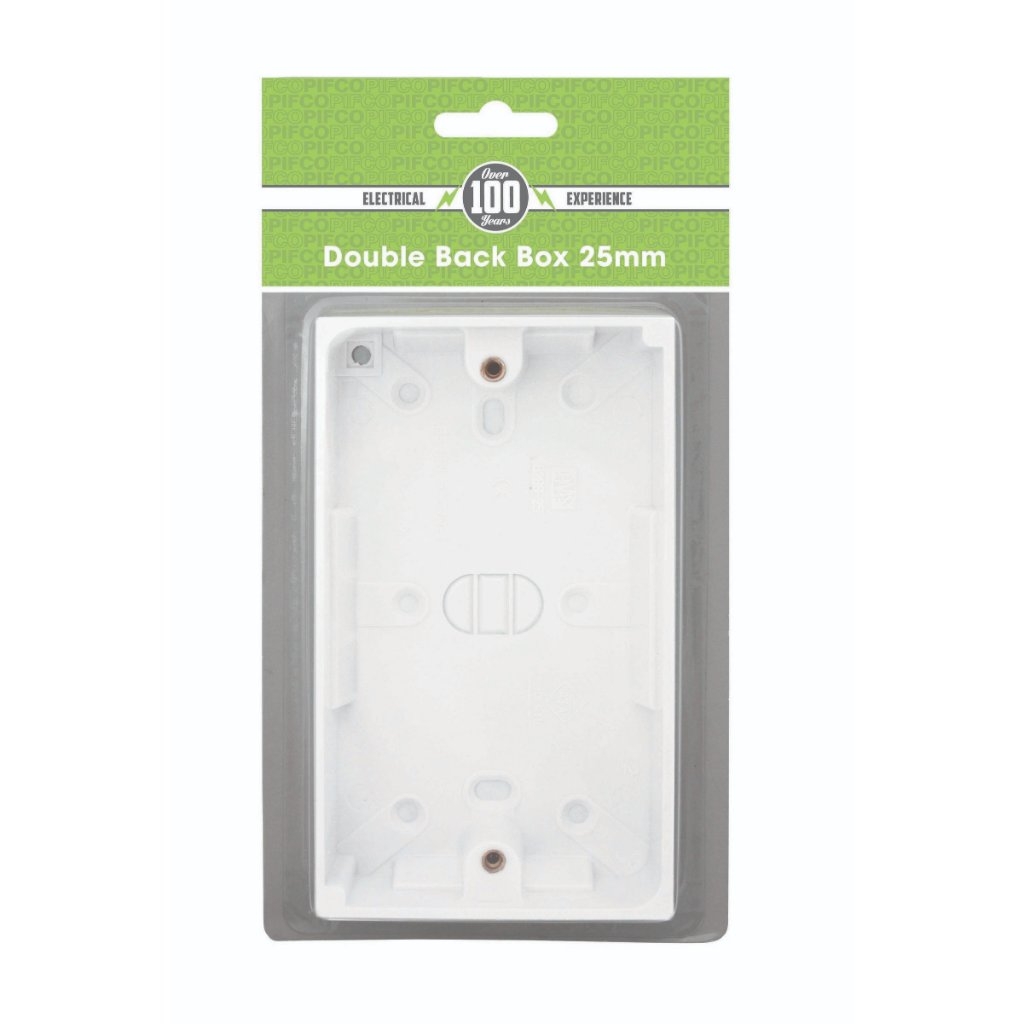 Double Back Box 25mm by Pifco– Choice Wholesale