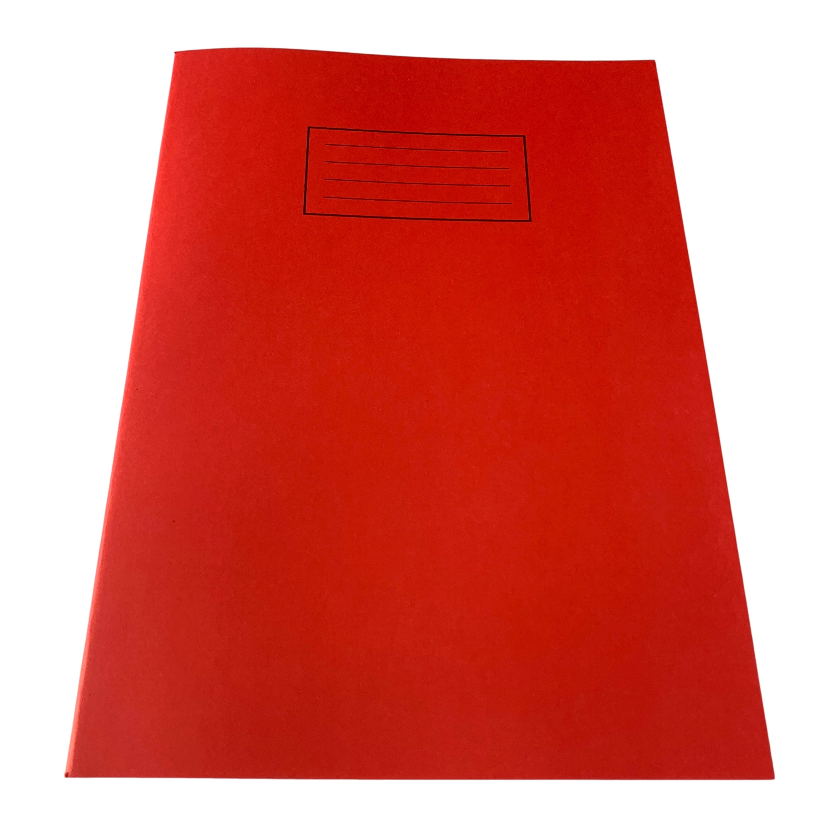 Janrax A4 Red 80 Pages Feint and Ruled Exercise Book– Choice Wholesale