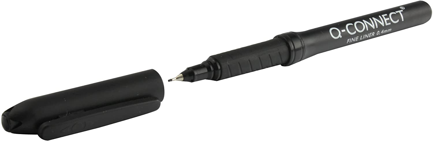 Pack of 10 0.4mm Fineliner Black Pens– Choice Wholesale