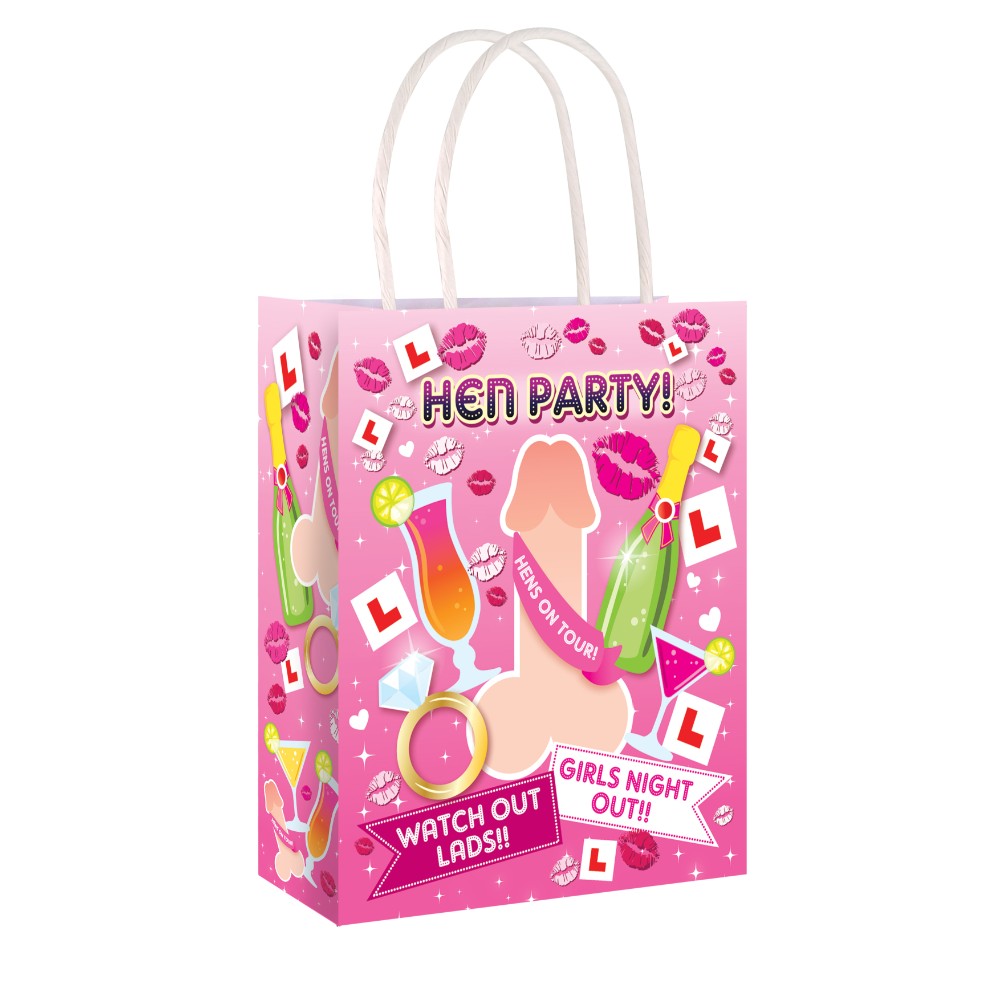Bag Hen Party Willy with Handles 22x18x8cm– Choice Wholesale