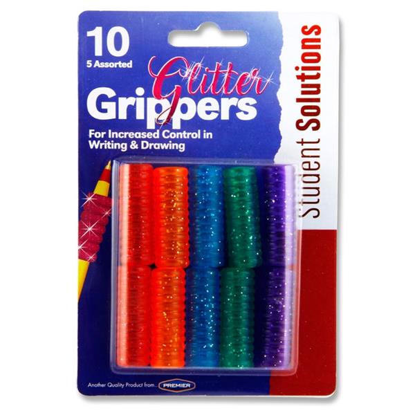 Pack of 10 Glitter Grippers by Student Solutions– Choice Wholesale