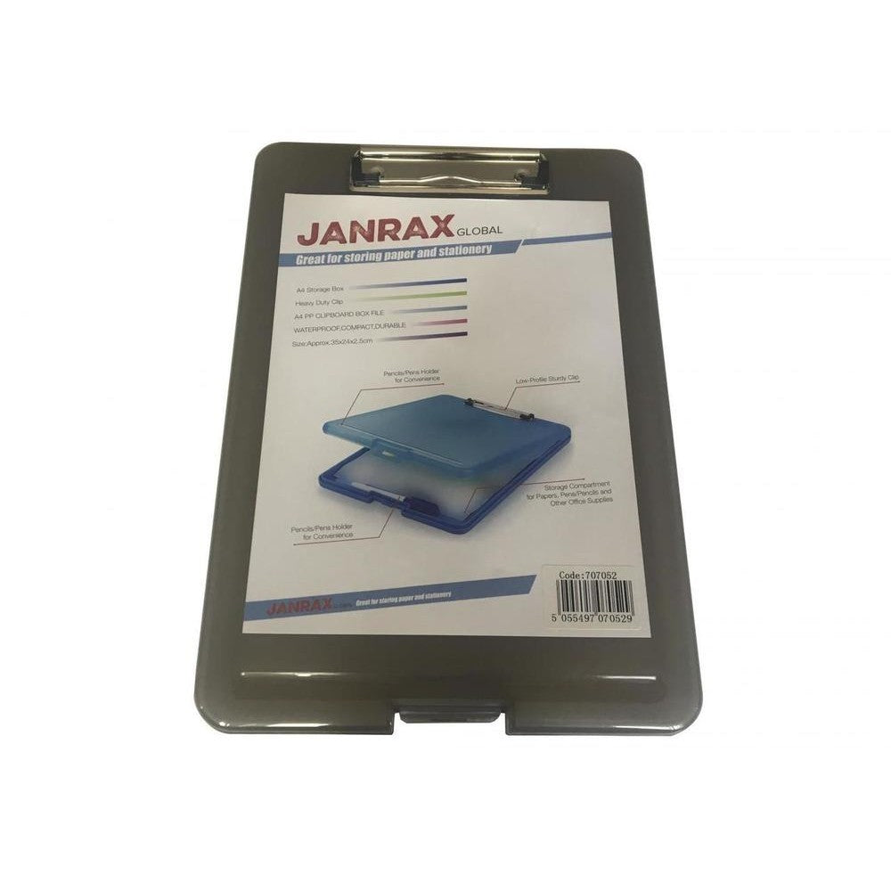 A4 Black Clipboard Box File - Storage Filing Case– Choice Wholesale